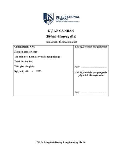 Big Assignment Officially Tieng Viet Pdf