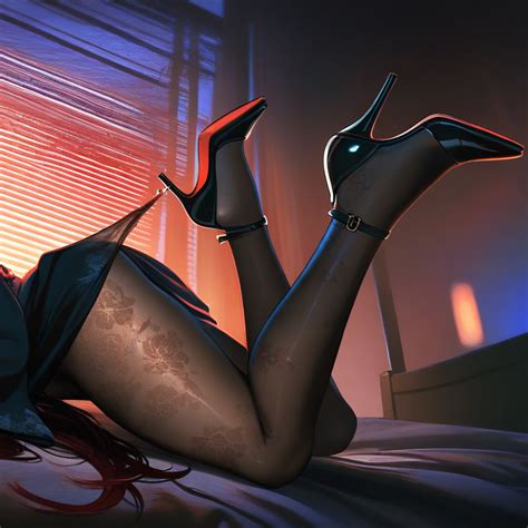 Pantyhose Heel Snag Ai Art Model Pixai