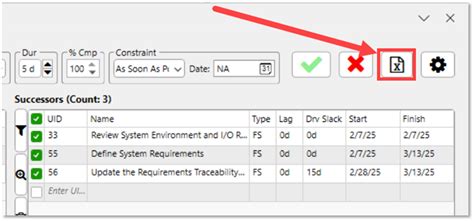 Exporting Dependency Tracer Data To Excel