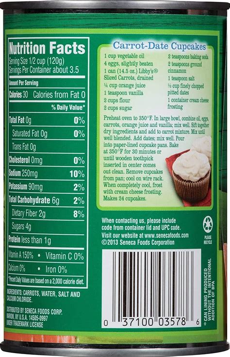 Libbys Sliced Carrots 14 5 Oz Pack Of 4 Fresh And Convenient Buy Now With Express