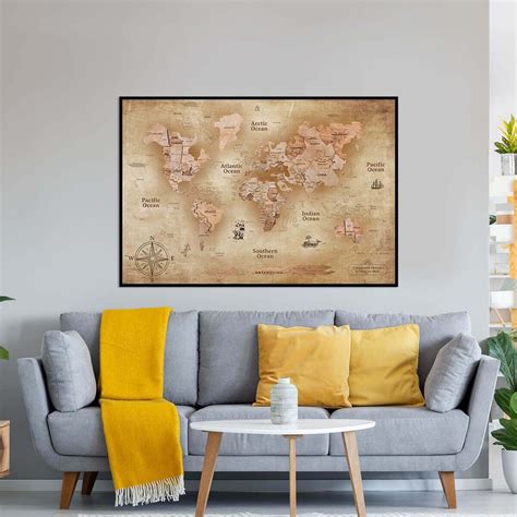 3d Wooden Panel World Map Terra From Enjoy The Wood