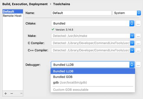 Switching Debuggers And Renderers Linux RustRover Documentation