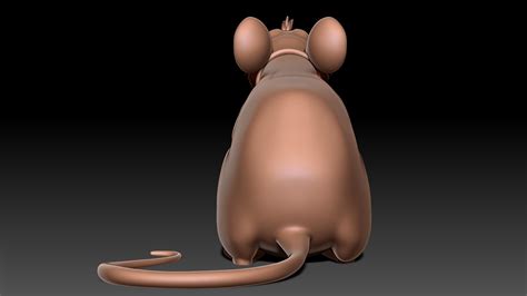 Free Stl File Rat 3d Model 🐀 Obj・3d Print Object To Download・cults