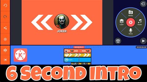 6 Second Intro Kinemaster Tutorial Youtube