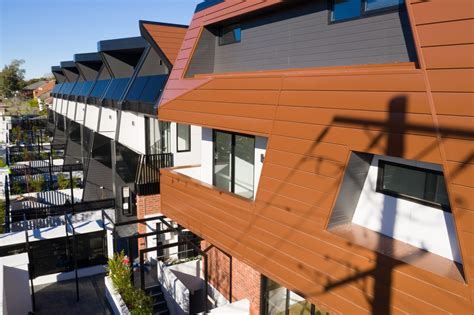 Interlocking Metal Cladding And Flatlock Metal Cladding Get Together In