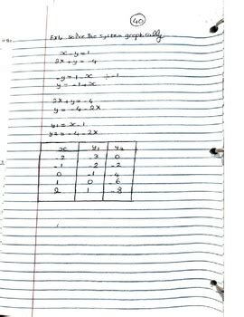 Systems Of Linear Equation By Mina Gerges TPT