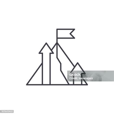동기 부여 선 아이콘 개념입니다 동기 부여 벡터 선형 삽화 상징 기호 개념에 대한 스톡 벡터 아트 및 기타 이미지 개념