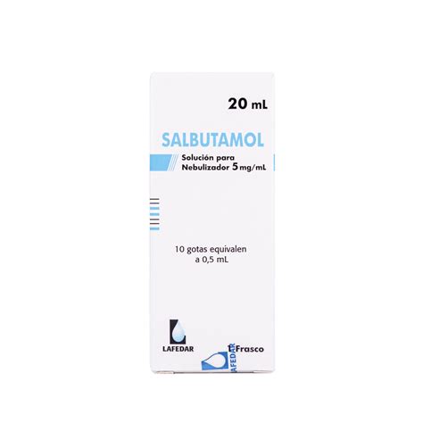 Salbutamol 5 Mgml X 20 Ml