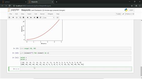 Построение графиков в Matplotlib