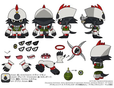 Appmon Ignitemon Reference Sheet By Koreelustromboli On Deviantart