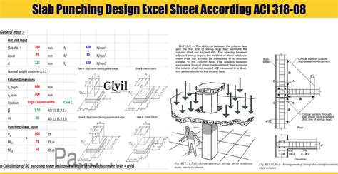 Flat Slab Excel Sheet At Rita Block Blog