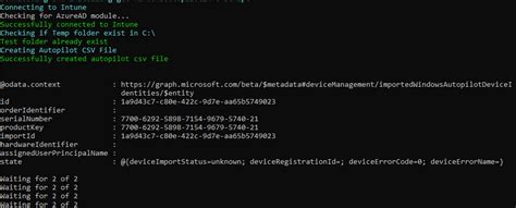 Create And Import Autopilot Csv File Into Intune From Oobe Nedims It