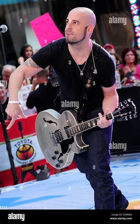 Chris Daughtry Daughtry Performing Live At Rockefeller Center As Part