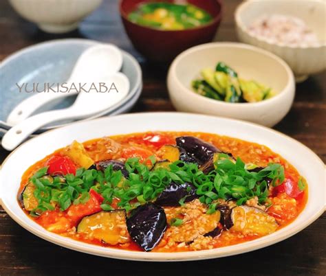 暑い日におすすめ、茄子とトマトのあっさり麻婆レシピ！と、お知らせ。 ゆうき酒場