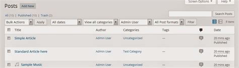 Customized WordPress Administration Filters SitePoint