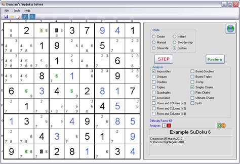 Duncans Sudoku Solver