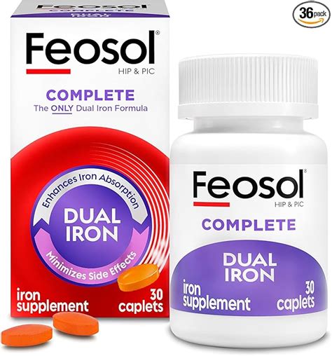Feosol Complete Iron Supplement Benefits Side Effects And Reviews