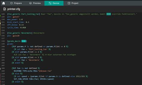 gcode command m106 already registered rat rig community [unofficial]