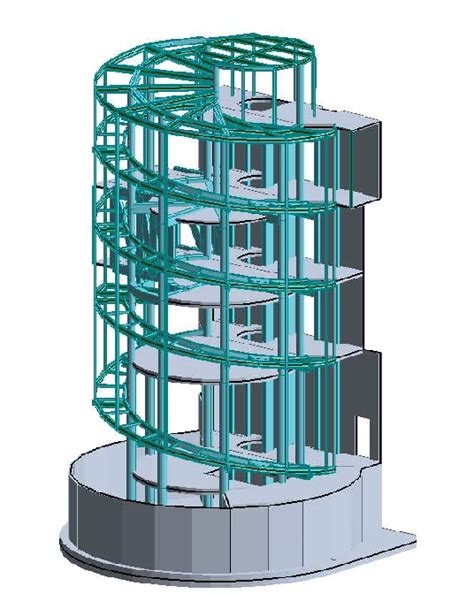 A Model Of The Structural System Of Building A Download Scientific