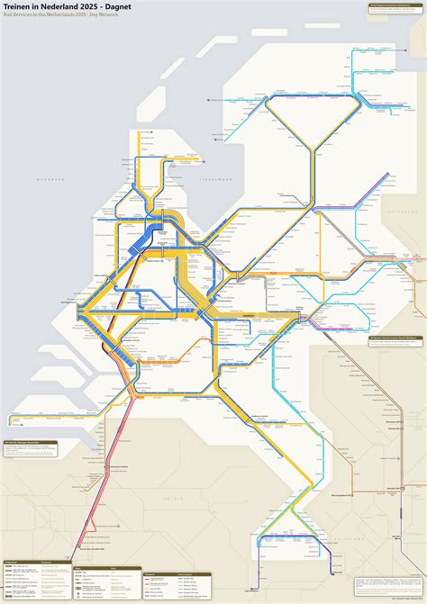 Rail Services In The Netherlands 2025 Lars Transport Maps