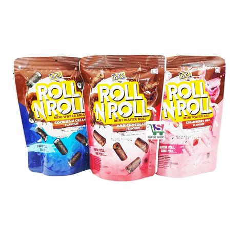 Jual Iyes Roll N Roll Mini Wafer Roll Biskuit 40 Gram Indonesia Shopee Indonesia