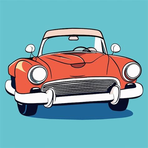 Illustration De Collectionneur De Voitures Vintage Ou Voiture Rétro Ou Voitures Vintage