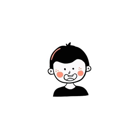 Premium Vector Boy Illustrated Avatar