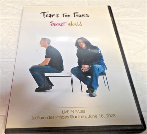 Dvd Tears For Fears Secret World Live Concert Du Parc Des Princes Dvd