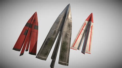 Gird Vii Rocket 1930s 3d Model By Mad Lobster Workshop [82af809