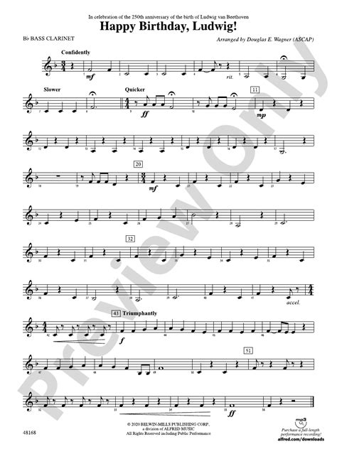 Clarinet Notes For Happy Birthday With Letters At Jean Begaye Blog