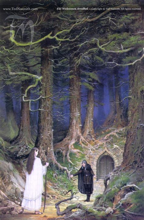 Eöl Welcomes Aredhel Ted Nasmith