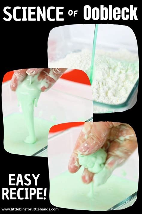 How To Make Oobleck Recipe Little Bins For Little Hands Oobleck