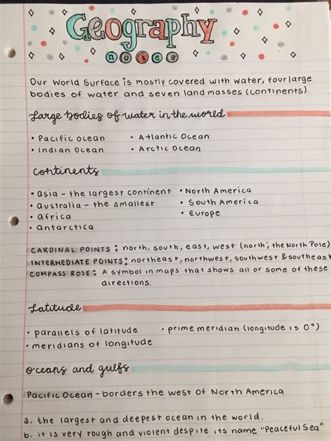 World Geography Notes Artofit