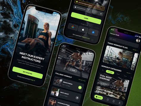 Gym Workout Mobile App Ui Design By Mihir Ponkiya On Dribbble