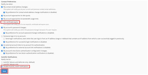 How To Disable Email Notifications For Ssl Expiration From Cpanel