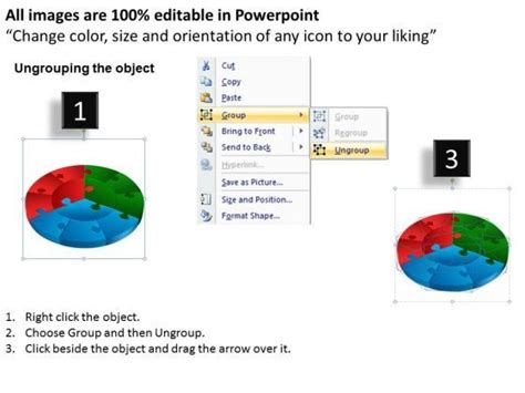 PowerPoint Slide Circular Jigsaw Puzzle Graphic Ppt Theme