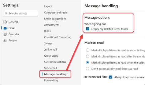 How To Empty Deleted Items Folder When Exiting Outlook Prajwal Desai