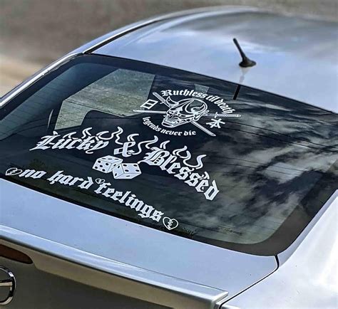 Pegatinas Jdm Para Ventana Pegatina Para Parabrisas Delantero De Coche