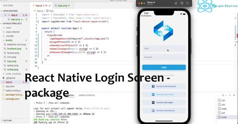 React Native Login Screen Package Tutorial