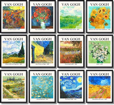 97 Decor Vincent Van Gogh Van Gogh Poster Van Gogh Wall Art Van