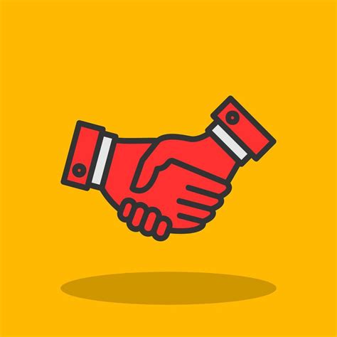 Handshake Vector Icon Design 21110164 Vector Art At Vecteezy