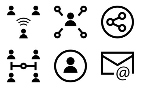 Data Comunication Icon Collection Icon Pack Lineal 50 Svg Icons