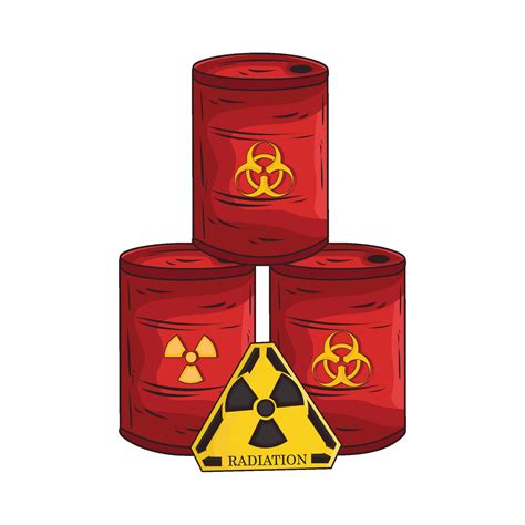 Illustration Of Radioactive Barrel 35867955 Vector Art At Vecteezy