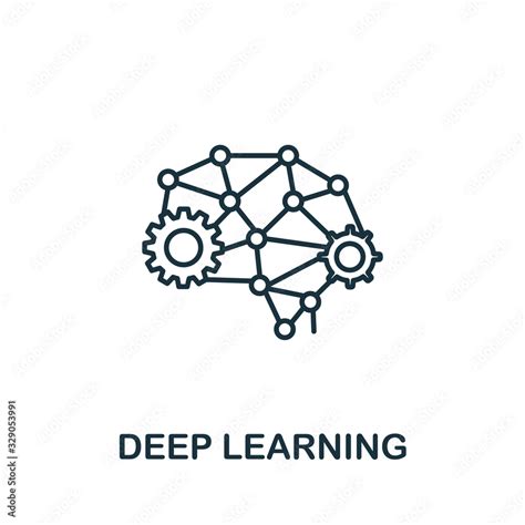 Deep Learning Icon From Industry 40 Collection Simple Line Element