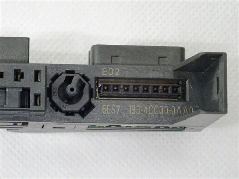 Seimens 6es7 193 4cc30 0aa0 Modular Terminal Block Brass Panel