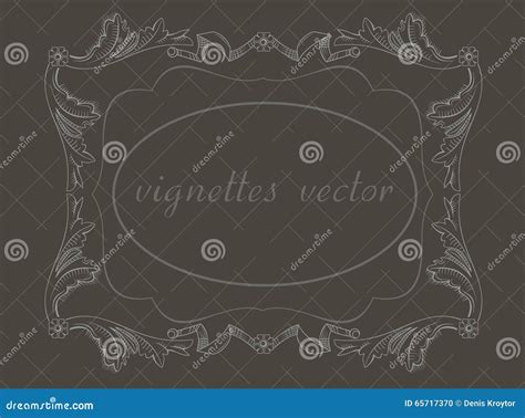 Vignettes In Vector Stock Vector Illustration Of Engraving 65717370