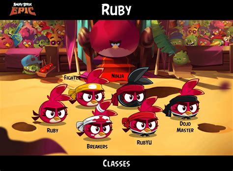 Concept Art Ruby Redesign In Epic R Angrybirds