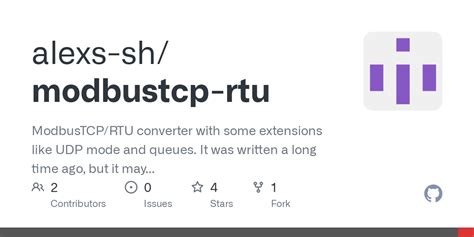 Github Alexs Shmodbustcp Rtu Modbustcprtu Converter With Some