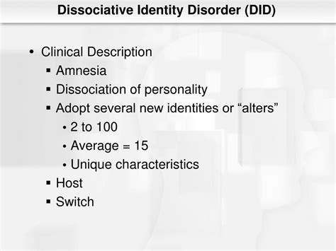 Ppt Chapter 6 Somatoform And Dissociative Disorders Powerpoint