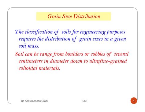 Lecture 2 Grain Size Distribution Pdf